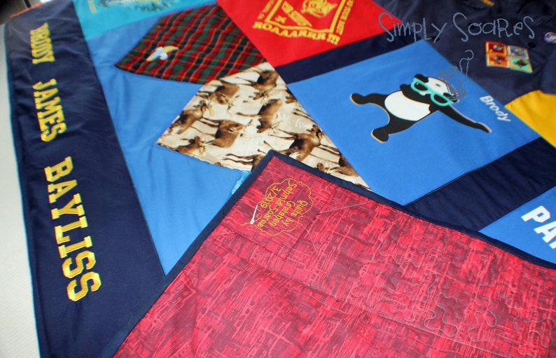 Boy Scout or Cub Scout Memory Quilt Custom Made - Etsy Canada