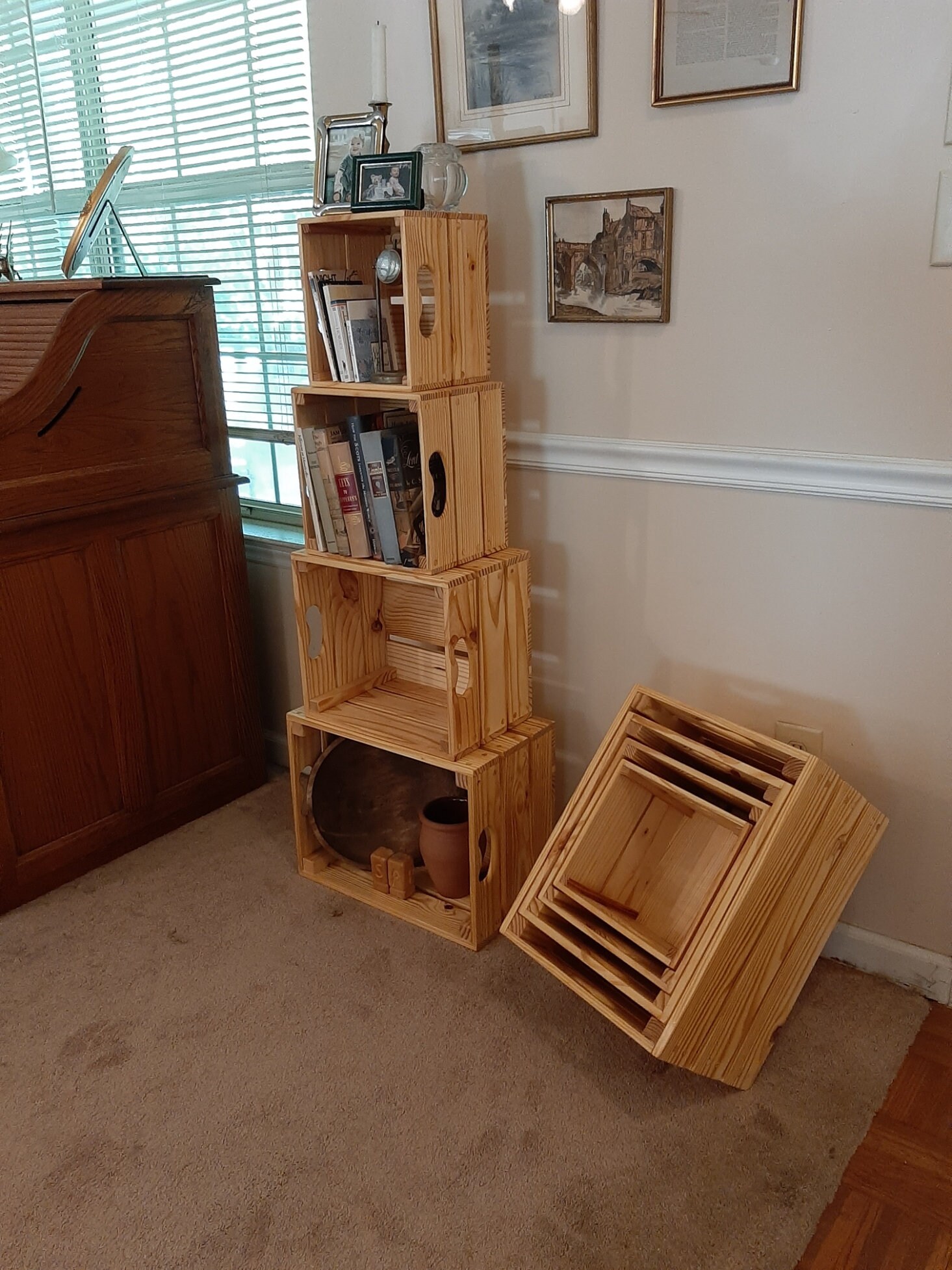 Nested Crates, Food-safe, Set of Four. - Etsy