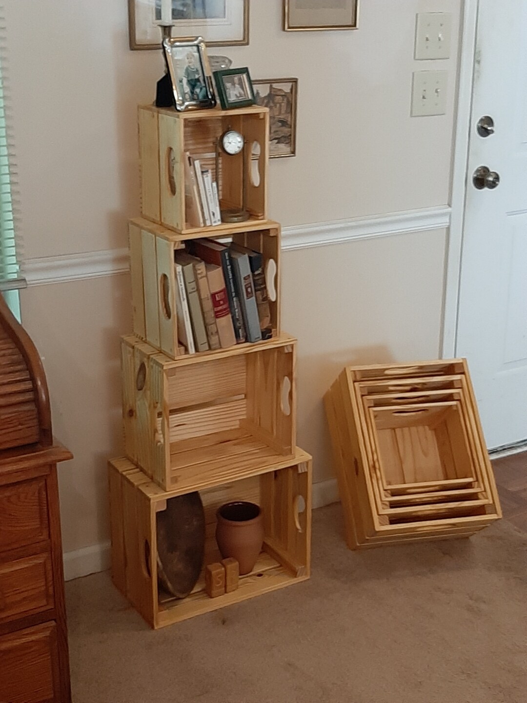 Nested Crates, Food-safe, Set of Four. - Etsy