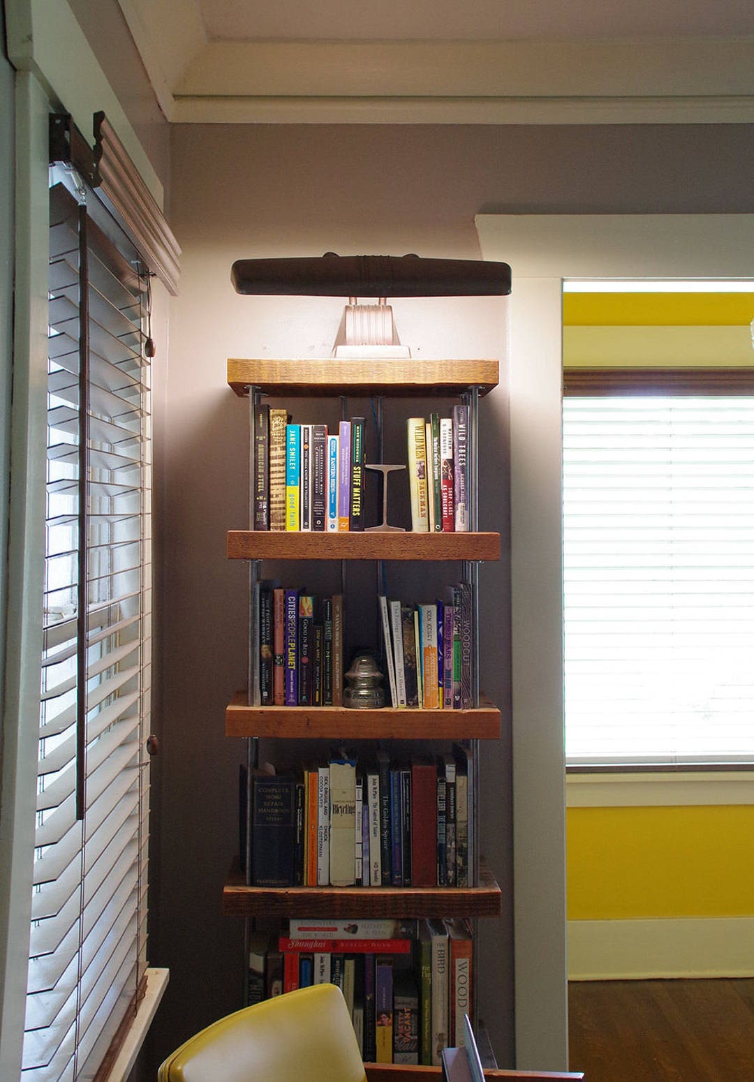 Reclaimed Wood Bookshelf - Bookcase - Shelving - Modern Industrial ...