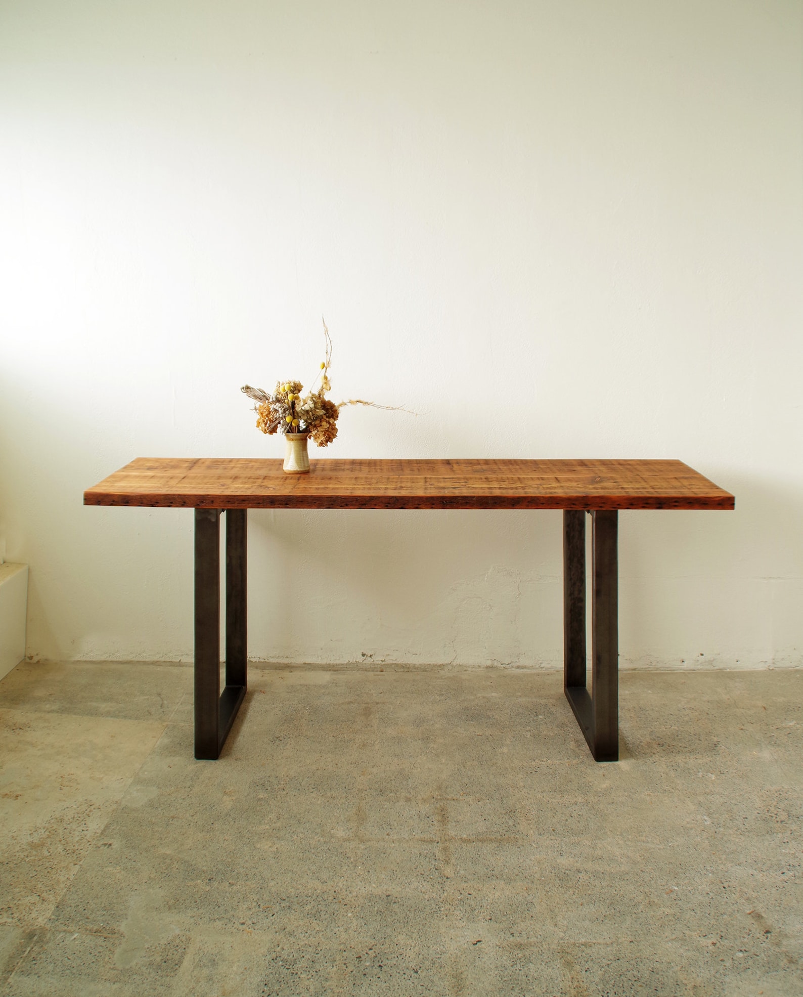 Pub Height Bar Table From Reclaimed Wood and Recycled Steel - Etsy
