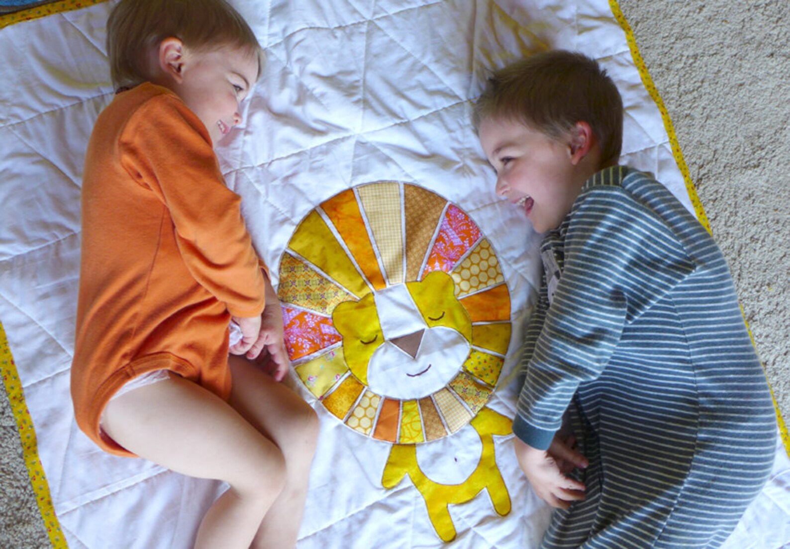 NEW Sleeping Lion Quilt Pattern PDF EASY Quilt Pattern - Etsy