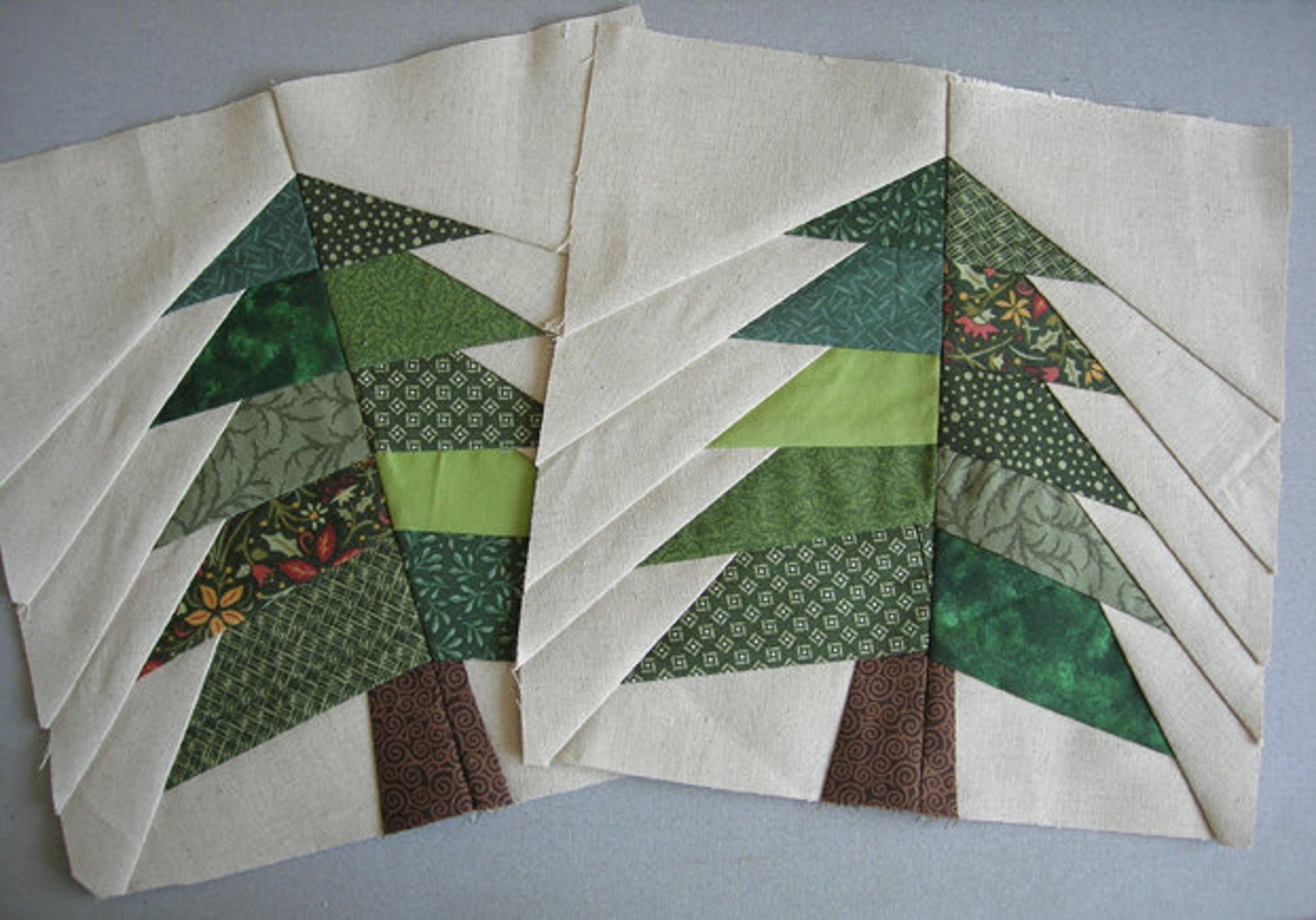 Pine Tree Quilt Block, Paper Pieced Quilt Pattern, PDF Pattern, Instant ...