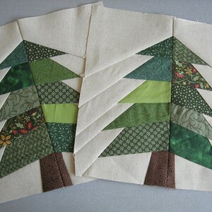 Pine Tree Quilt Block, Paper Pieced Quilt Pattern, PDF Pattern, Instant ...
