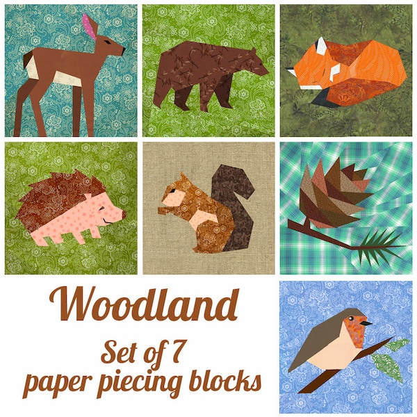 Woodland Quilt - Etsy