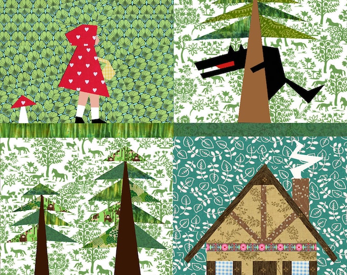 Mushroom Paper Pieced Quilt Block Pattern, PDF - Etsy Canada