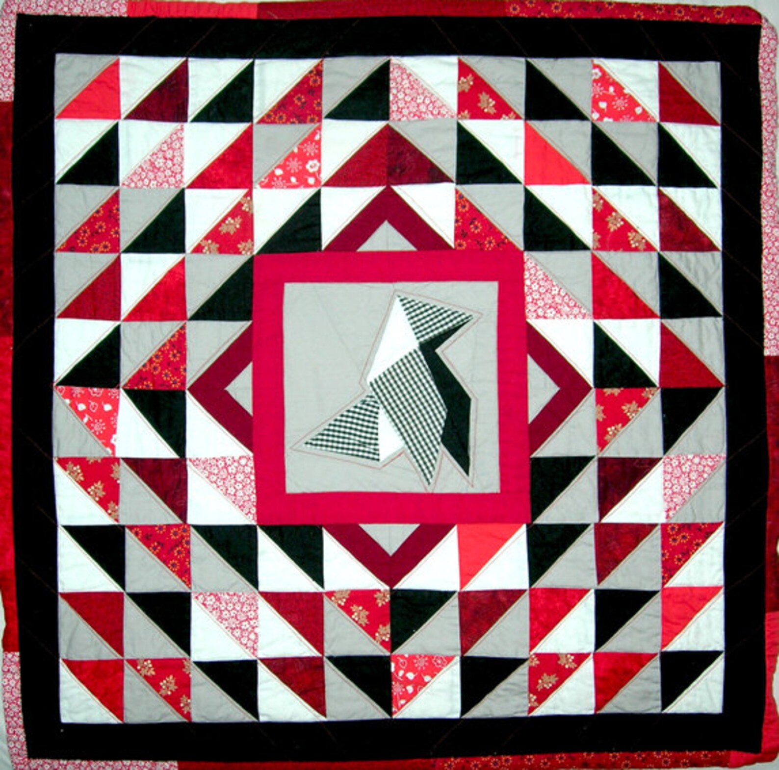 Paper Hen Paper Pieced Quilt Block Pattern PDF - Etsy