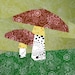 Mushroom Paper Pieced Quilt Block Pattern, PDF - Etsy