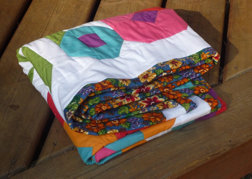 Quilt Pattern PDF Modern Folk Flowers Intermediate Sewer - Etsy