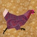 Chicken Run Quilt Block, Paper Pieced Quilt Pattern, PDF Pattern ...