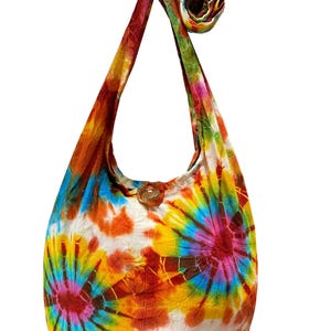 Hand Tie Dye Crossbody Bag Handmade Hippie Boho Shoulder Sling Purse for Women - Etsy