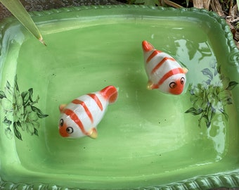Ceramic Floating Fish - Etsy