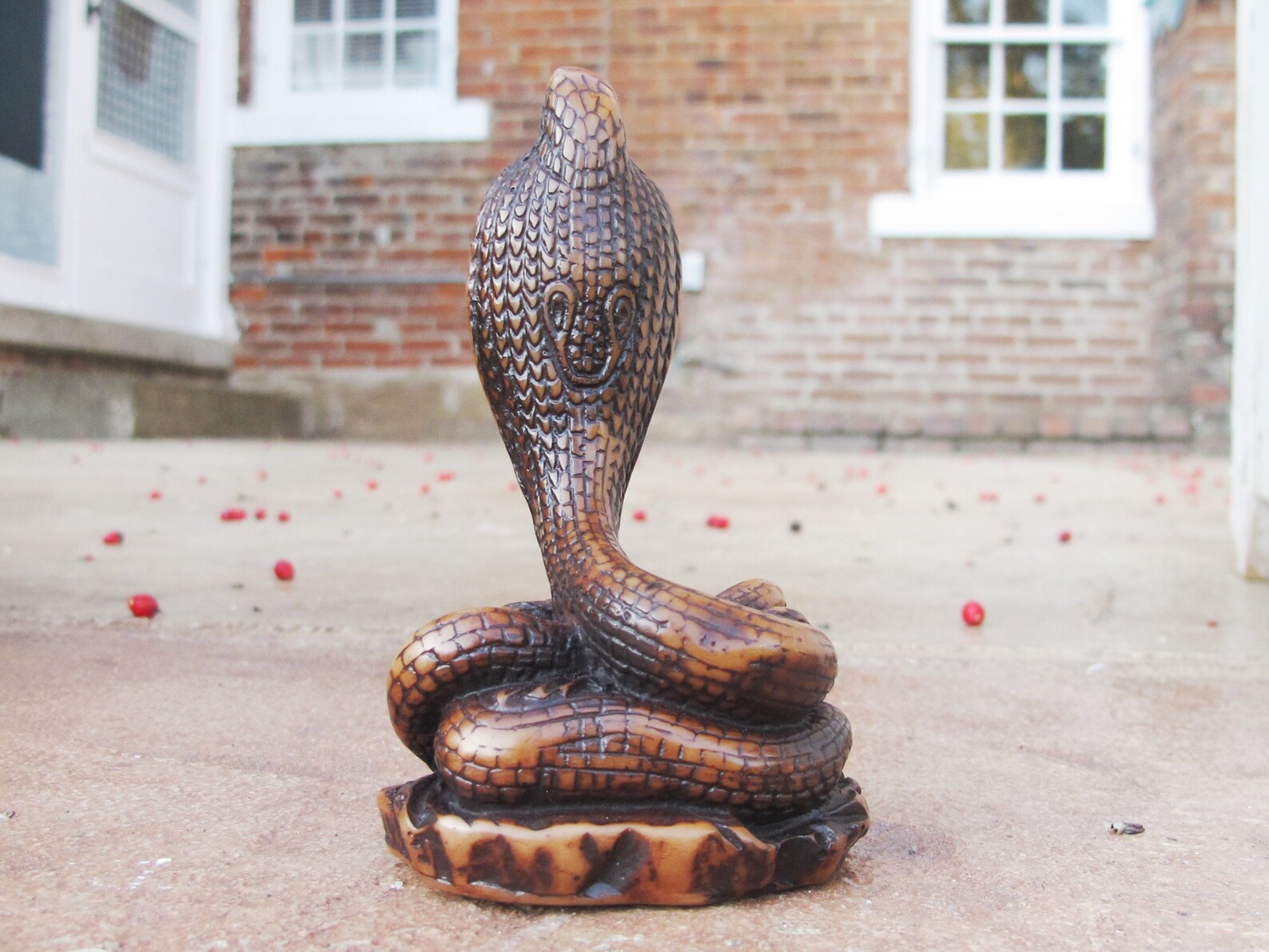Small Cobra Snake Sculpture Polyresin Statue Decor 5 - Etsy