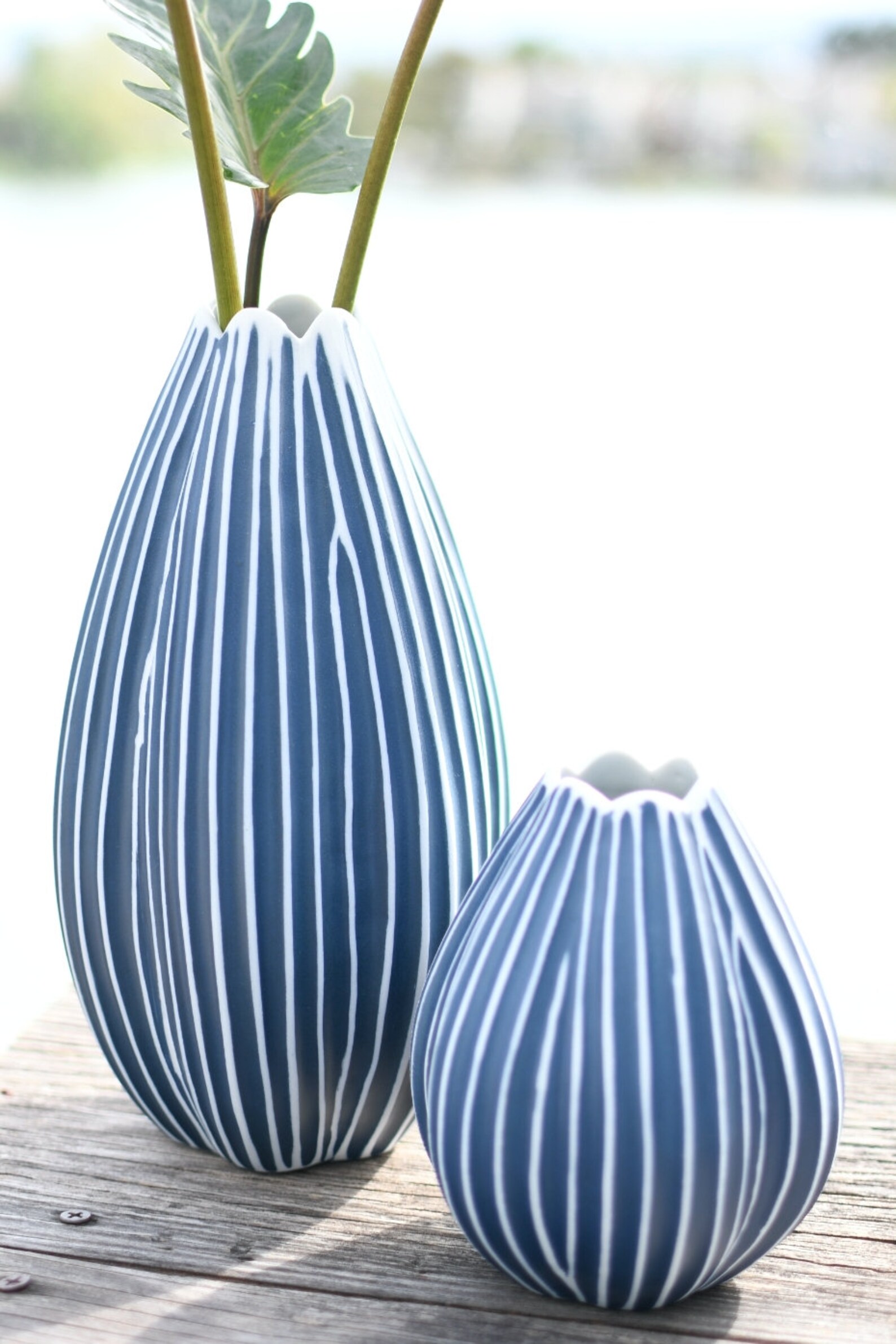 Handmade Vase for Flower Plant Porcelain Pottery Stoneware - Etsy