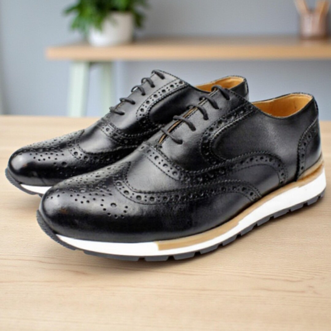 Ivan Troy Jamal Black Italian Mens Dress Sneaker Shoes/ Made in Italy ...