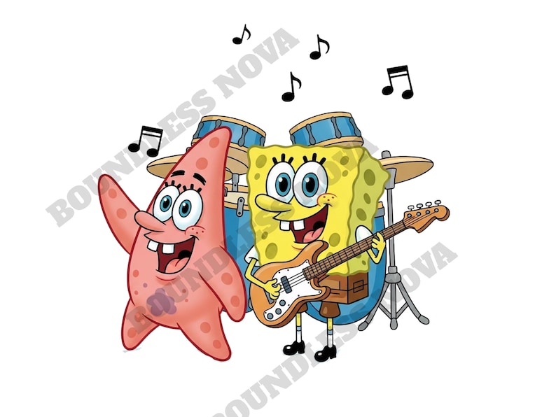 Spongebob PNG Bundle: Funny Cartoon Clipart (digital Download) - Etsy