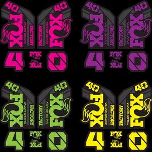 FOX 40 Fork Decal - Etsy