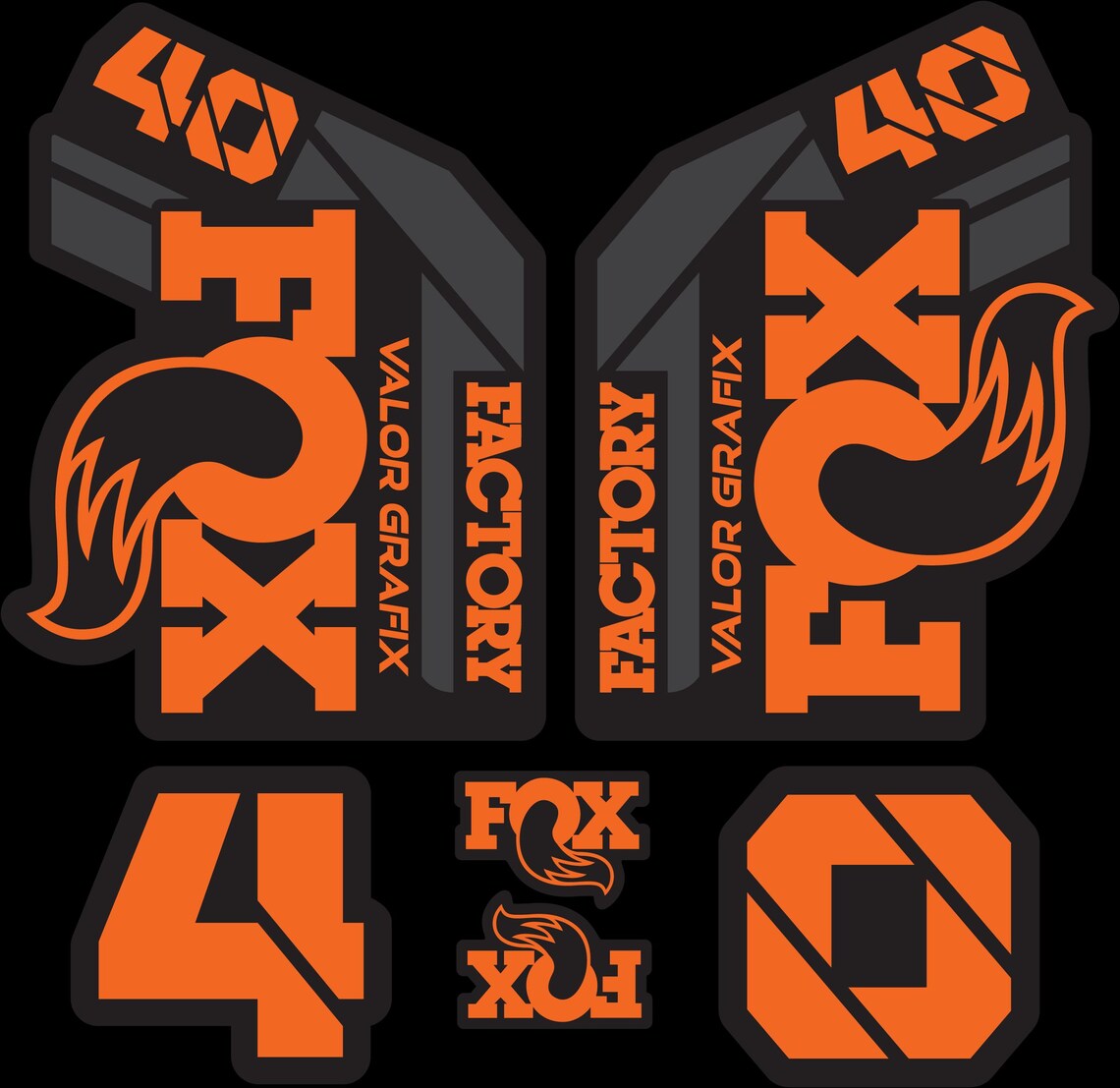 FOX 40 Fork Decal - Etsy