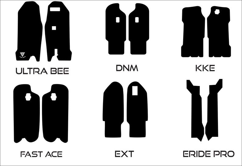 E-bike Fork Guard Decals - Fully Customizable - Made to Order - Etsy