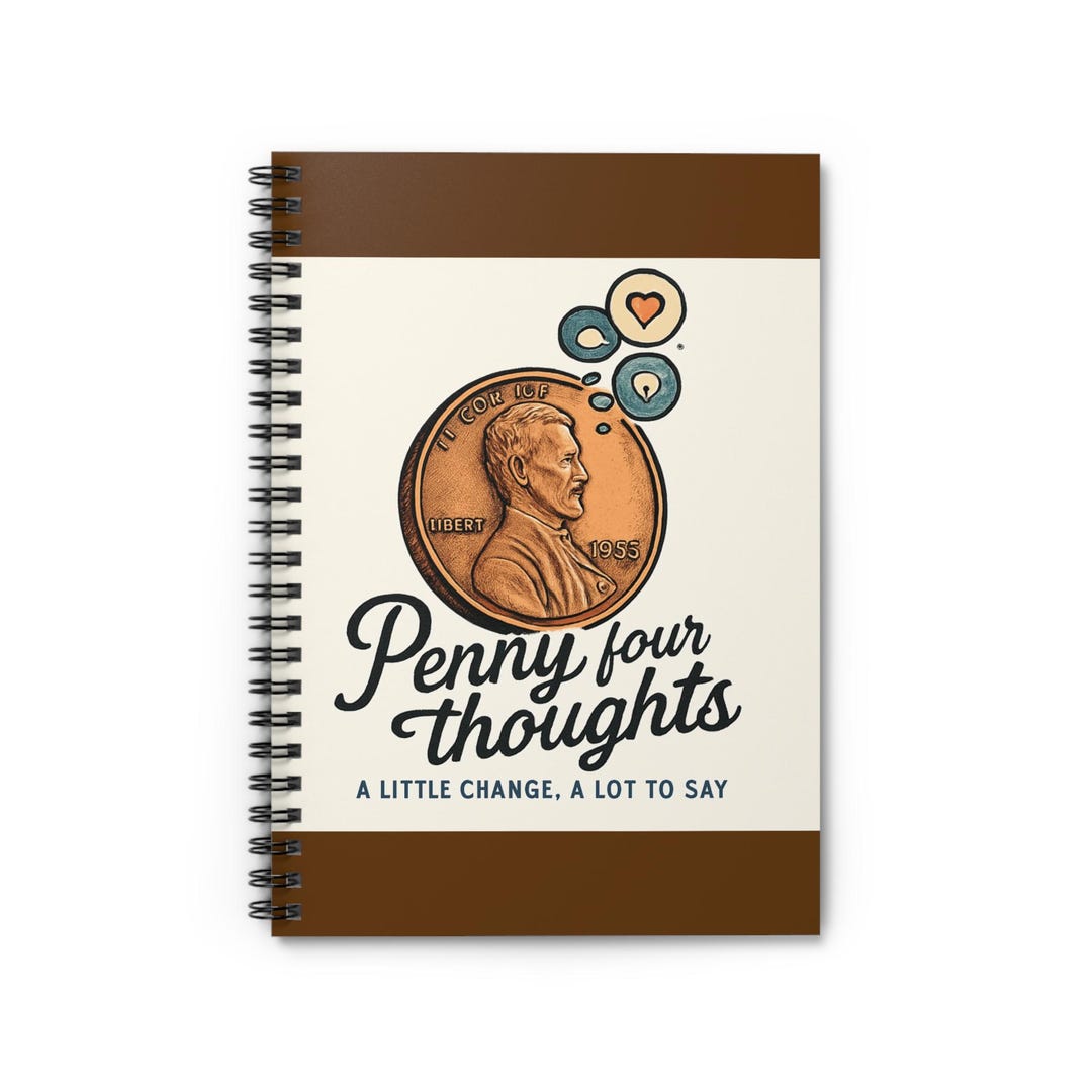 Penny Thoughts Spiral Notebook: Motivational Journal - Etsy
