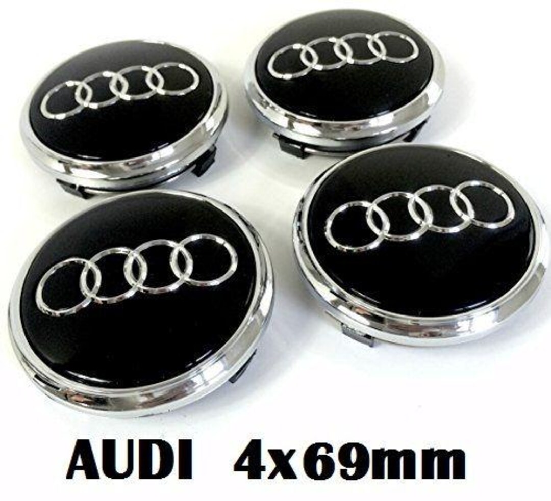 4x 69mm for AUDI Wheel Center Cap Badge Emblem Logo Audi A3 A4 A5 A6 A7 ...