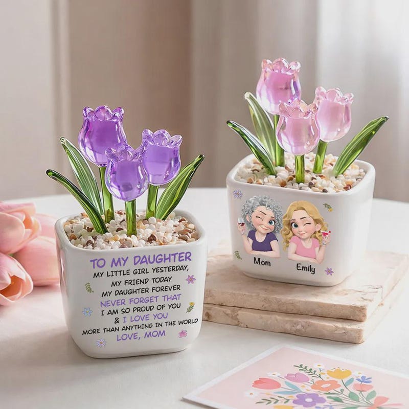 Glass Tulips for Vase - Etsy