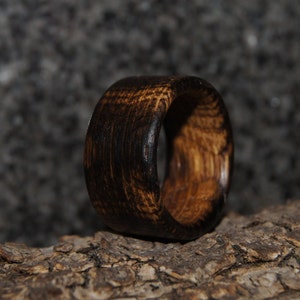 Oak Ring - Any Size - Oak Wood Ring, Burned - Etsy