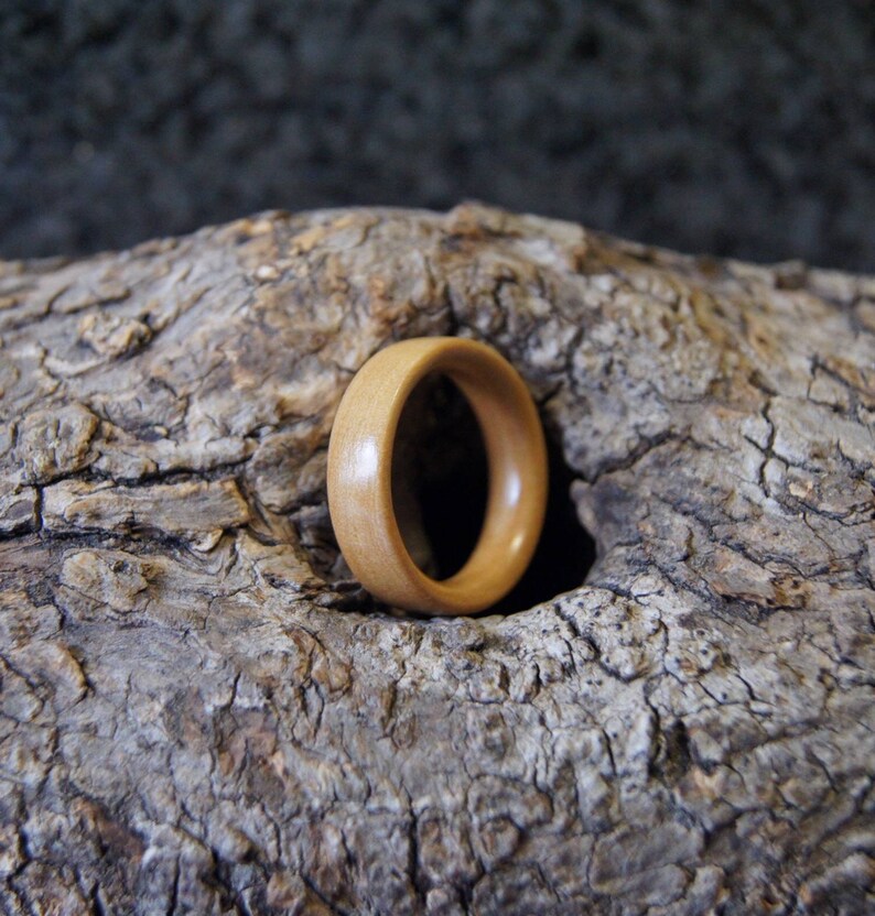 Olive Wood Ring - Any Size - Etsy