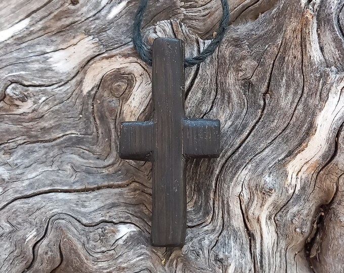 Bog Oak Cross, Wood Cross, Fossil Bog Oak - Etsy