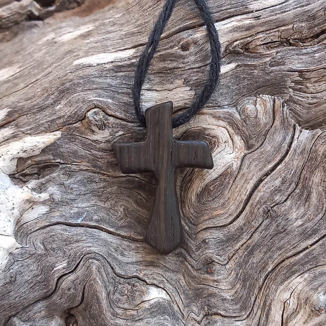 Bog Oak Cross, Wood Cross, Fossil Bog Oak - Etsy