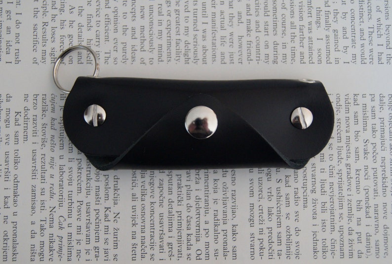 For Long Keys Leather Keychain Key Holder Holds 1-6 Keys - Etsy