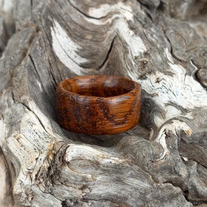 Oak Wood Ring - Etsy