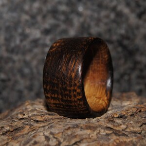 Oak Ring - Any Size - Oak Wood Ring, Burned - Etsy