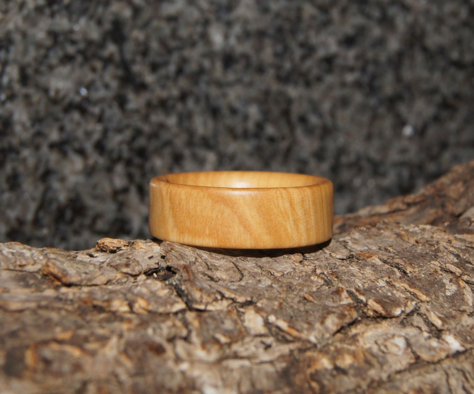 Any Size - Olive Wood Ring - Etsy