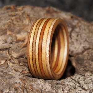 Plywood Ring, Recycled Ring - Any Size - Etsy