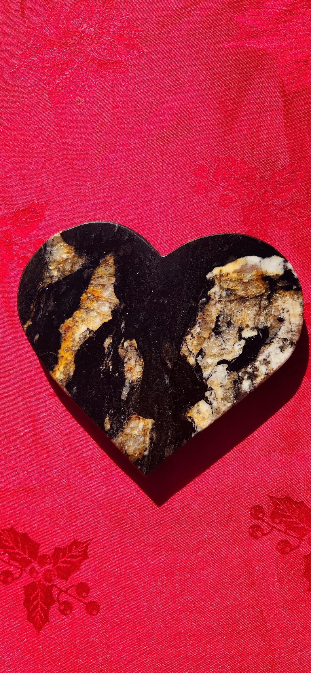 Handcrafted Leathered Granite Heart – Natural Stone Decor Piece - Etsy