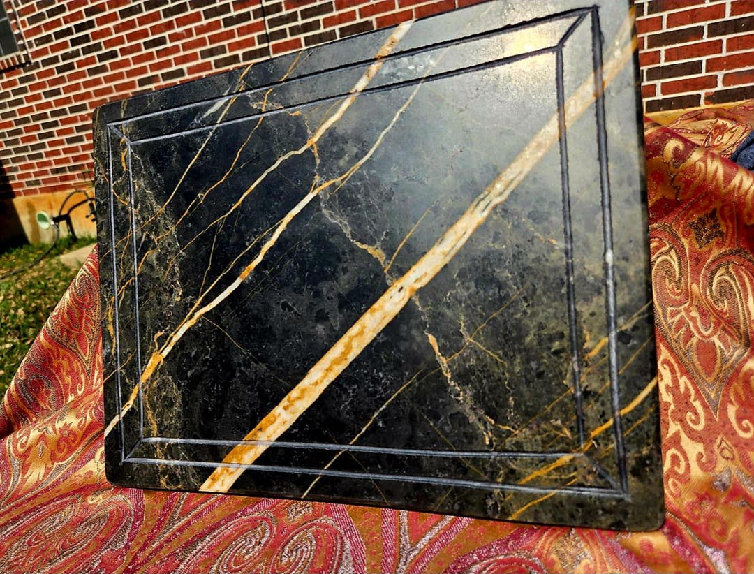 Handcrafted Saint Laurent Marble Board – 15in X 11in– Polished Natural ...