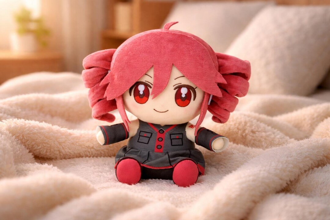 Kasane Teto Plush Doll | Cute Anime Plush Toy | Vocaloid UTAU Character ...
