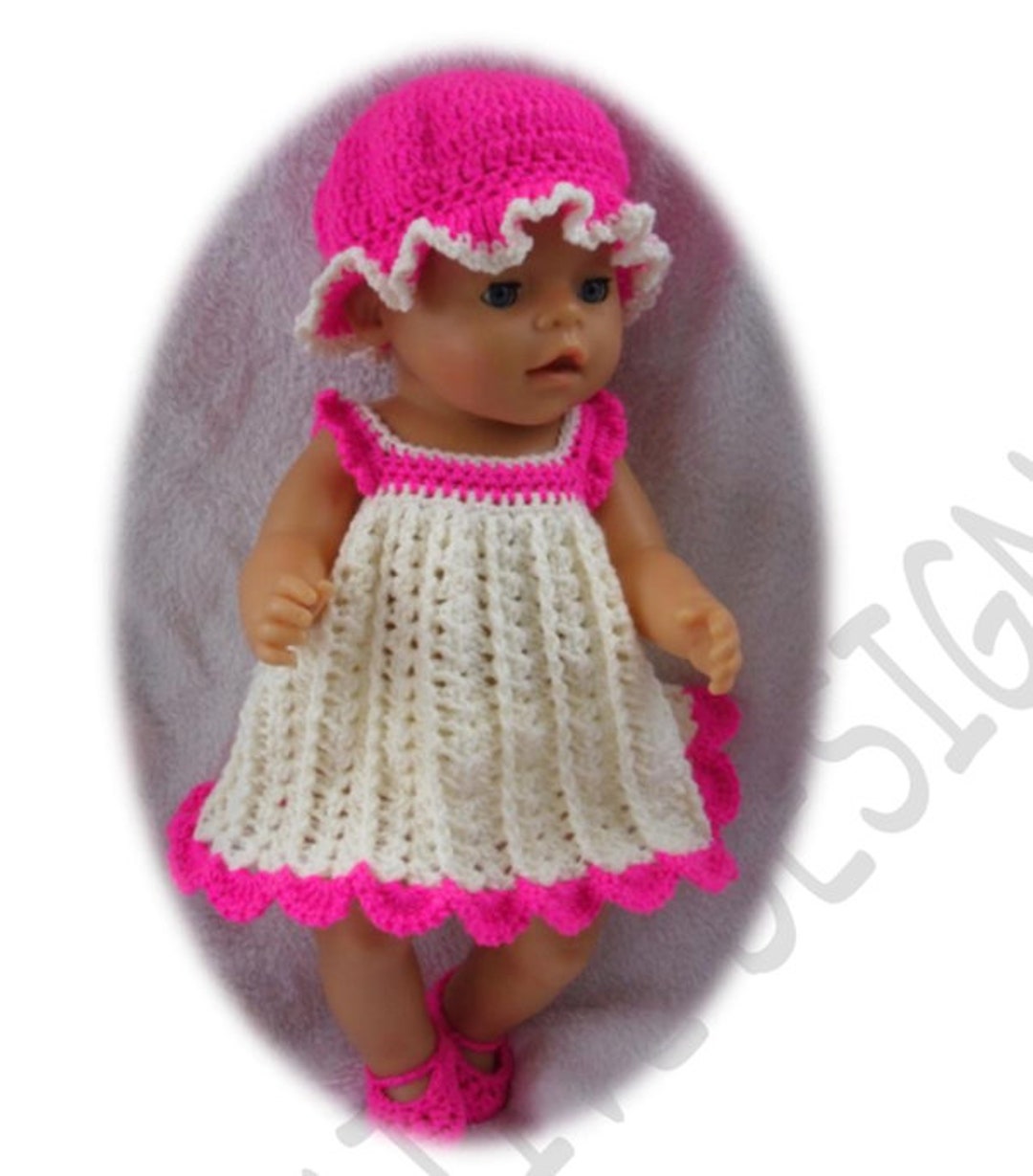 PDF Crochet Pattern for 17 Inch Doll - Etsy