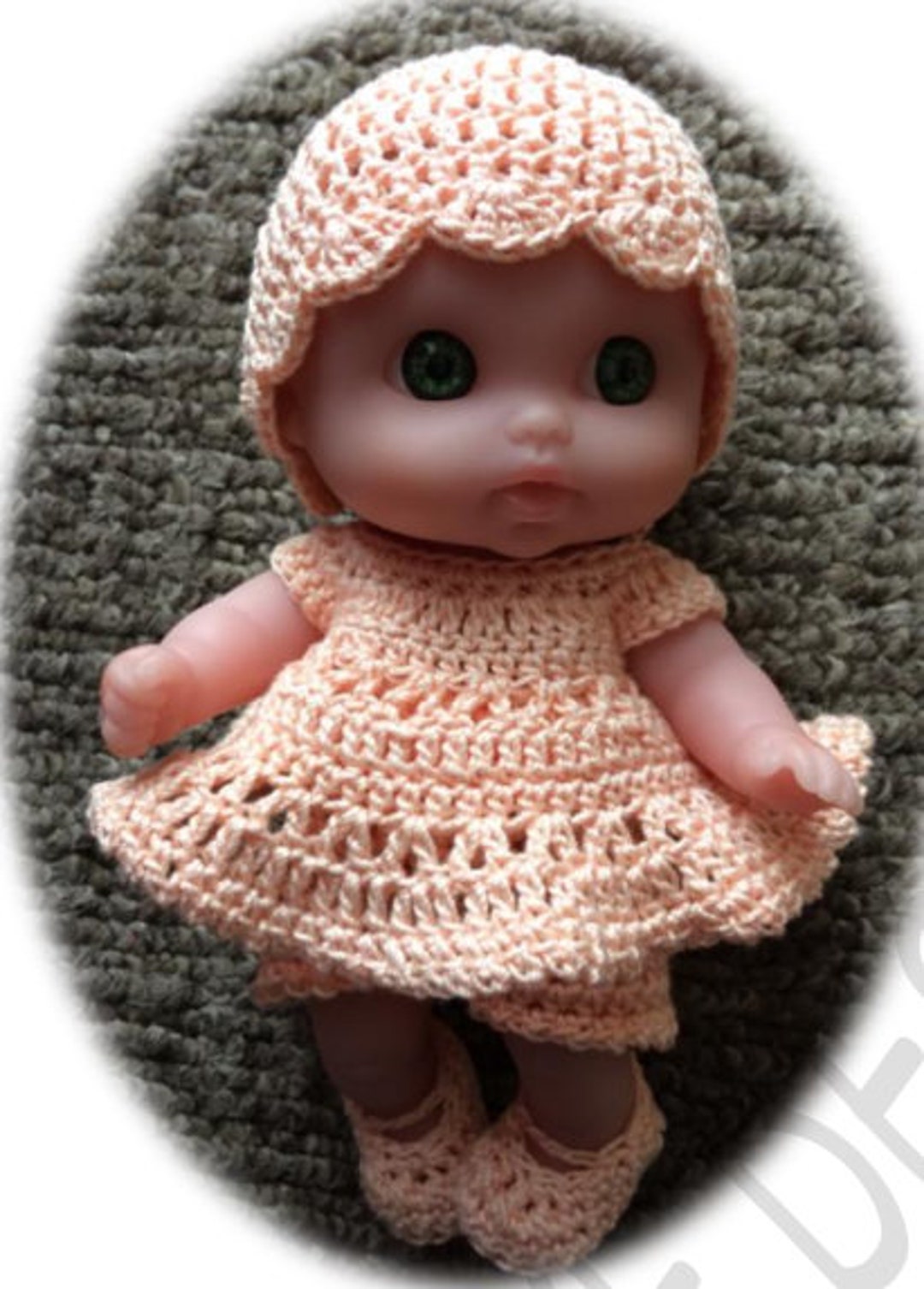 Crochet Pattern for 5 Inch Doll - Etsy