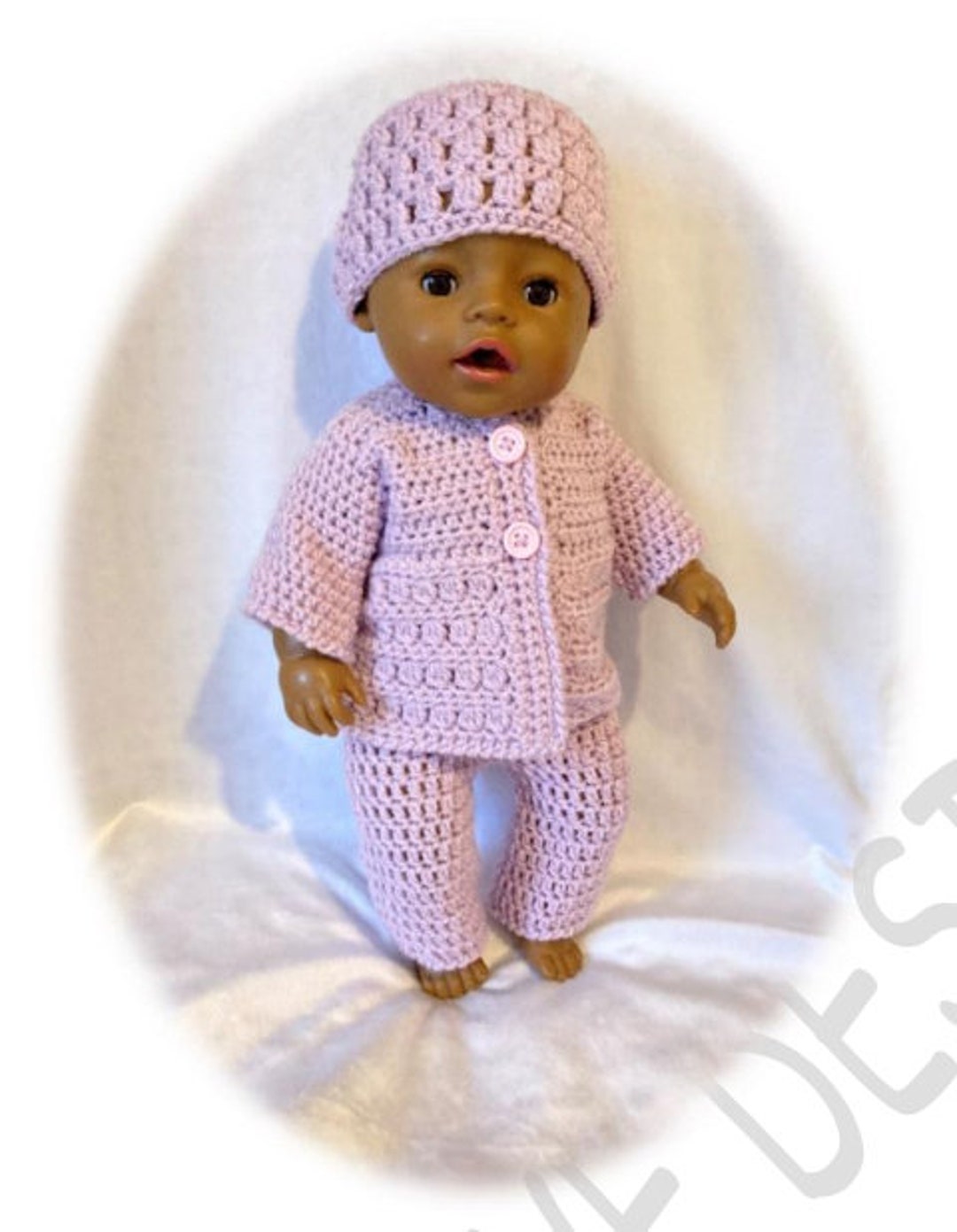 PDF Crochet Pattern for 17 Inch Doll - Etsy