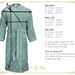 Matching Set of DARK GREY Robes Mr and Mrs, Wedding Gift, Hooded Robes ...