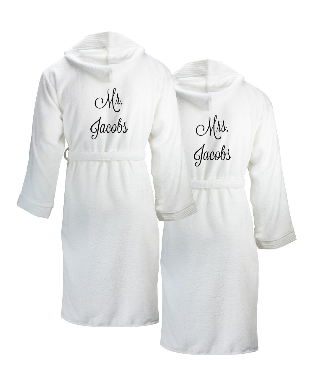 Matching Set of Robes Mr and Mrs Wedding Gift Hooded Robes - Etsy
