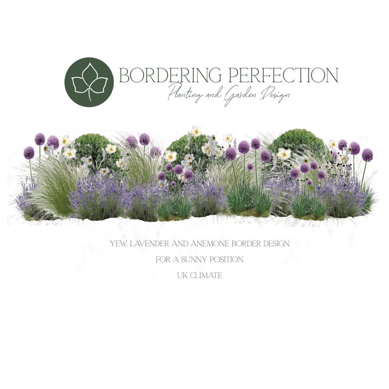 Garden Border Plan Uk - Etsy UK