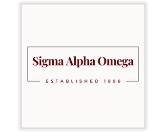 Sigma Alpha Omega Greek Letters 2 Tall - Etsy