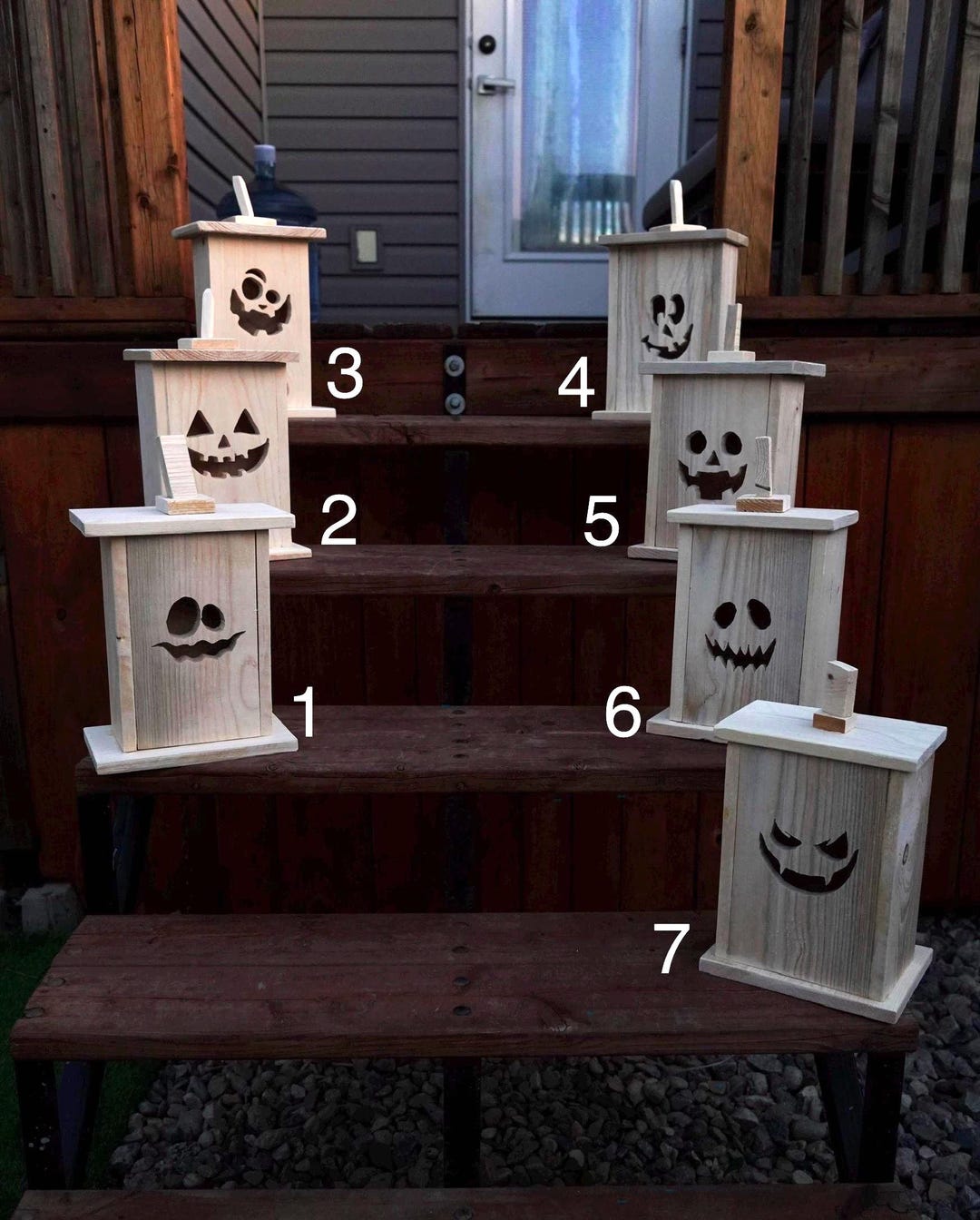 Handmade Wooden Jack O' Lantern: Halloween Fall Decor - Etsy