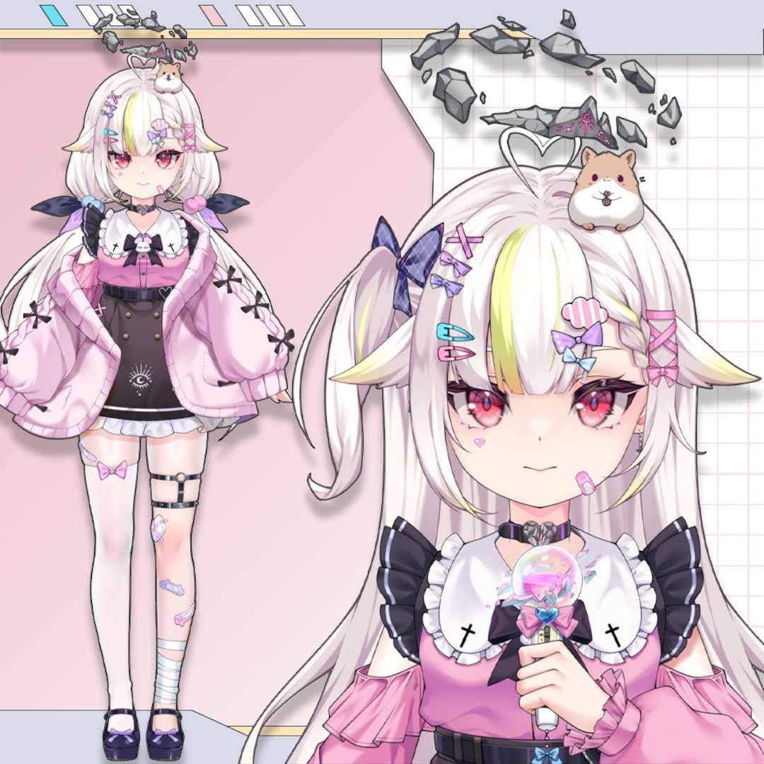 Premade Live2d Vtuber Model: Ready to Use, Vtubestudio Compatible - Etsy