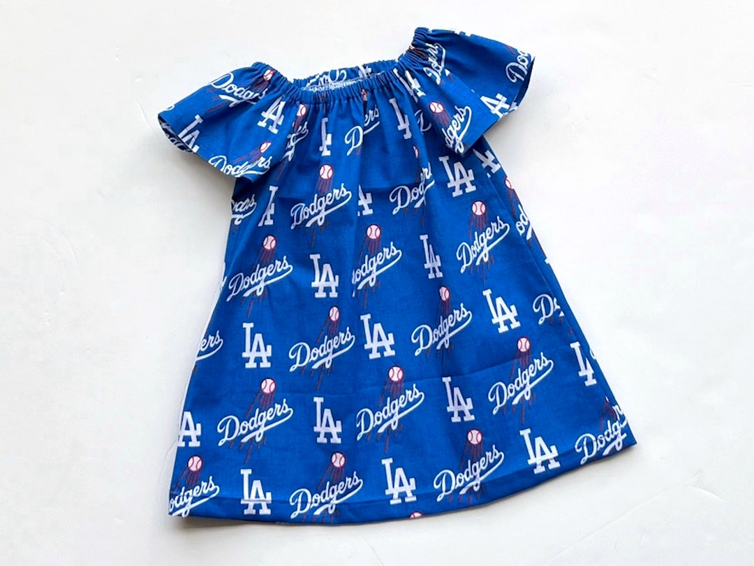 Girl's LA Dodgers Dress, Major League Baseball, Girls Baseball Dress ...