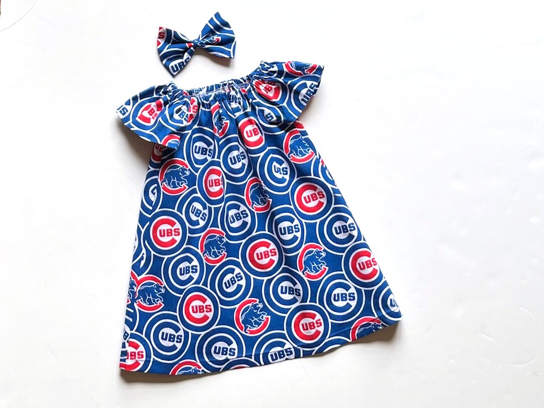 Chicago Cubs Dress, MLB Cubs Dress, Major League Baseball, Girls ...