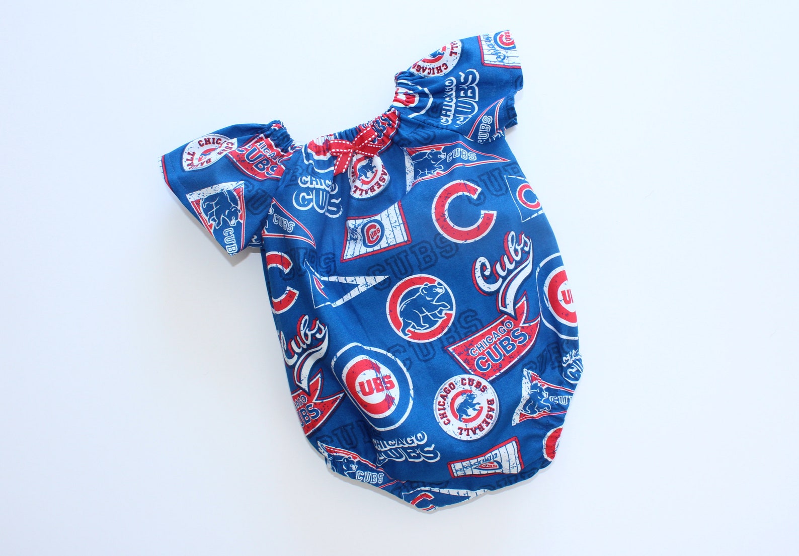 Girls Chicago Cubs Romper Playsuit, Bubble Romper, Long Sleeve Romper ...